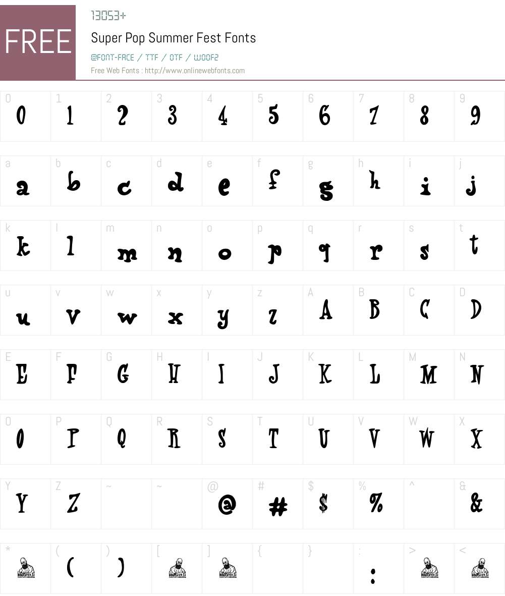 Super Pop Summer Fest 1.00;March 29, 2022;FontCreator 11.0.0.2388 64 ...