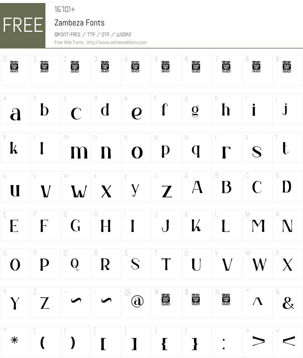 Zambeza 1.003;Fontself Maker 3.5.8 Fonts Free Download - OnlineWebFonts.COM