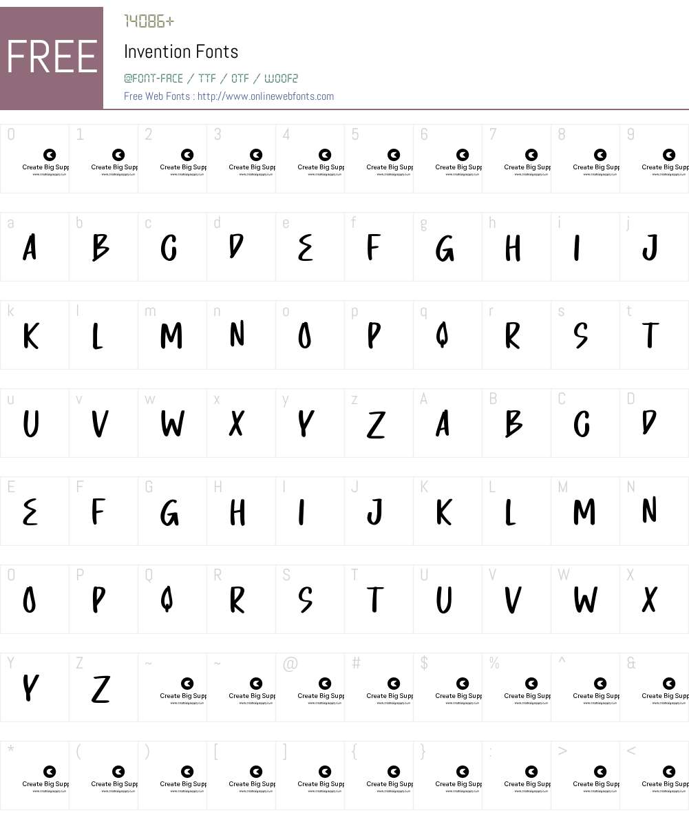 Invention 1.006;Fontself Maker 3.5.7 Fonts Free Download ...