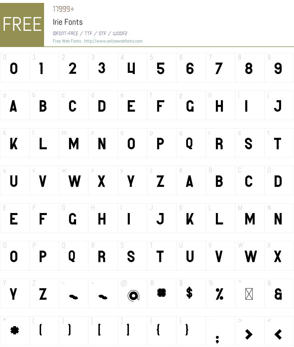 Irie 1.001;Fontself Maker 3.5.7 Fonts Free Download - OnlineWebFonts.COM