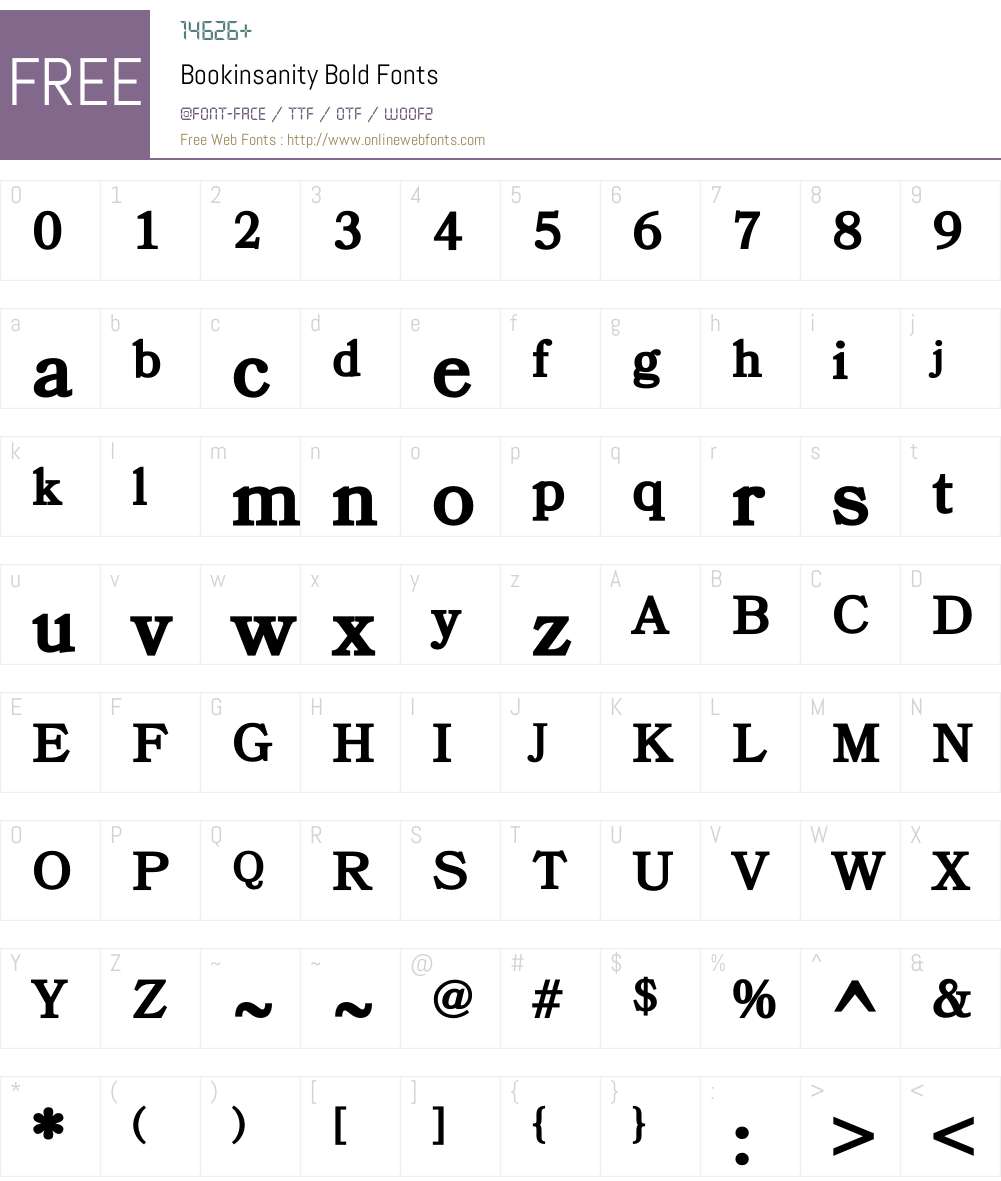 Bookinsanity 1.001;March 4, 2021;FontCreator 13.0.0.2683 64-bit Fonts ...