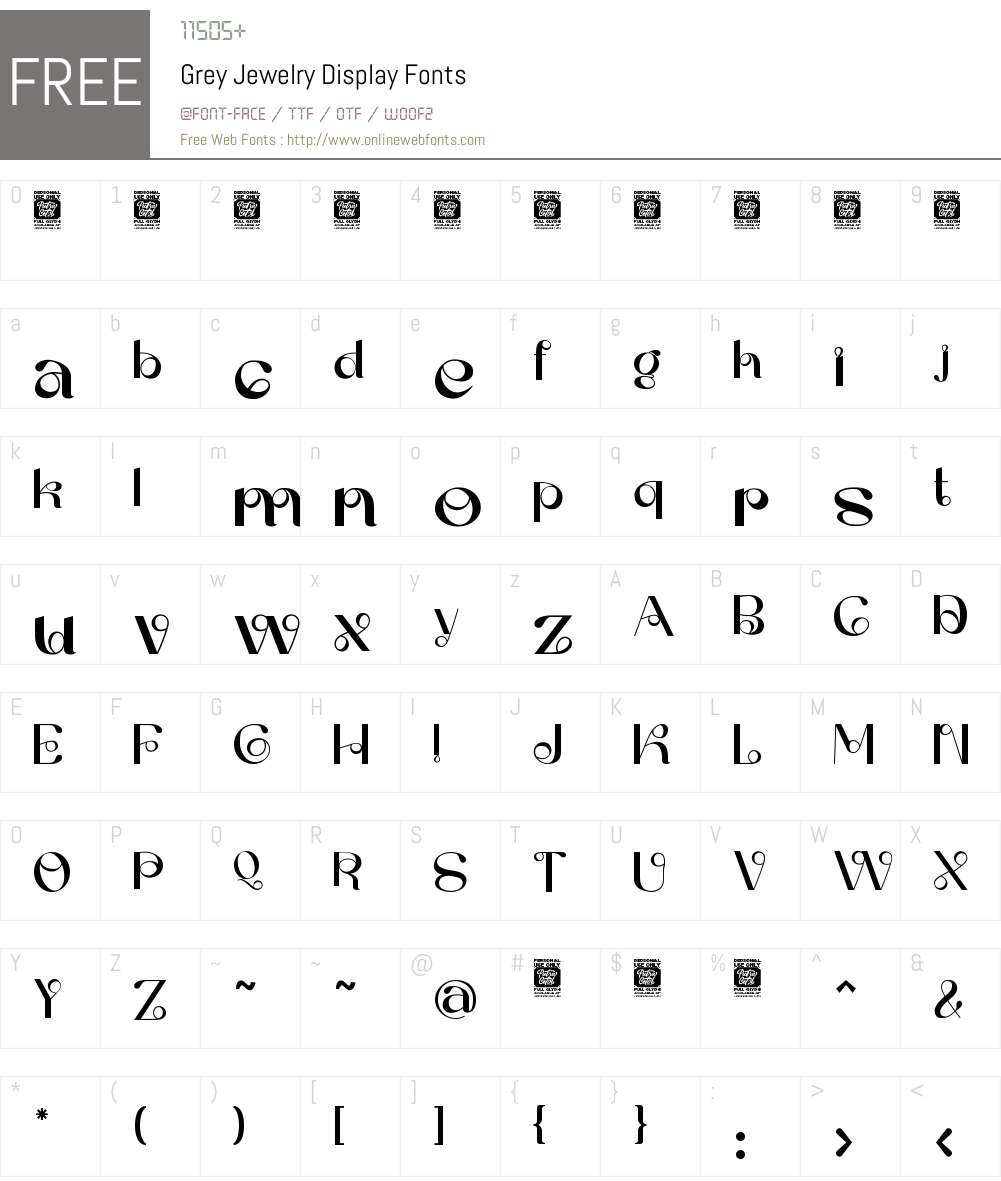 Grey Jewelry Display 1.003;Fontself Maker 3.5.8 Fonts Free Download ...