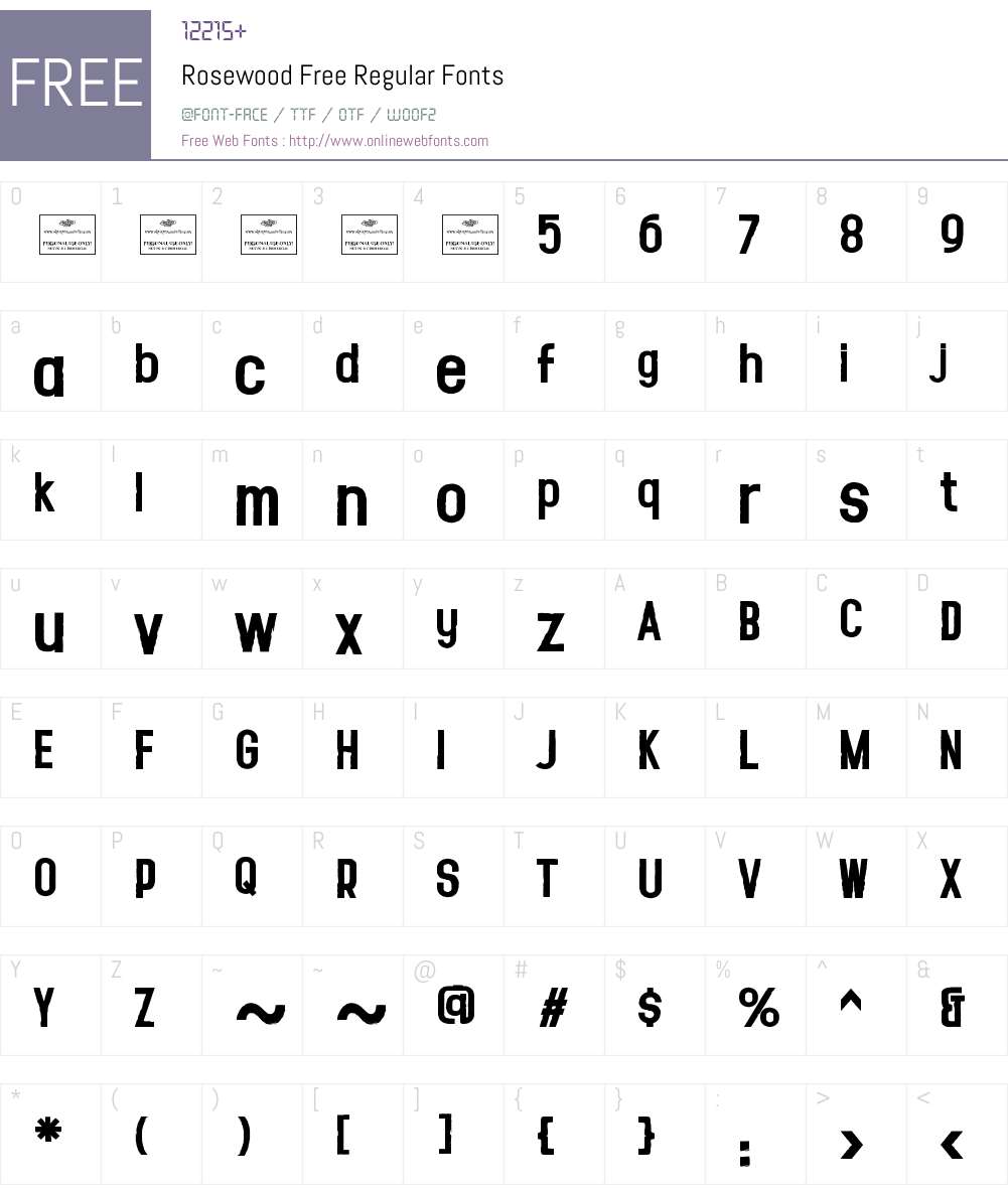 Rosewood Free 1.002;Fontself Maker 3.5.8 Fonts Free Download ...