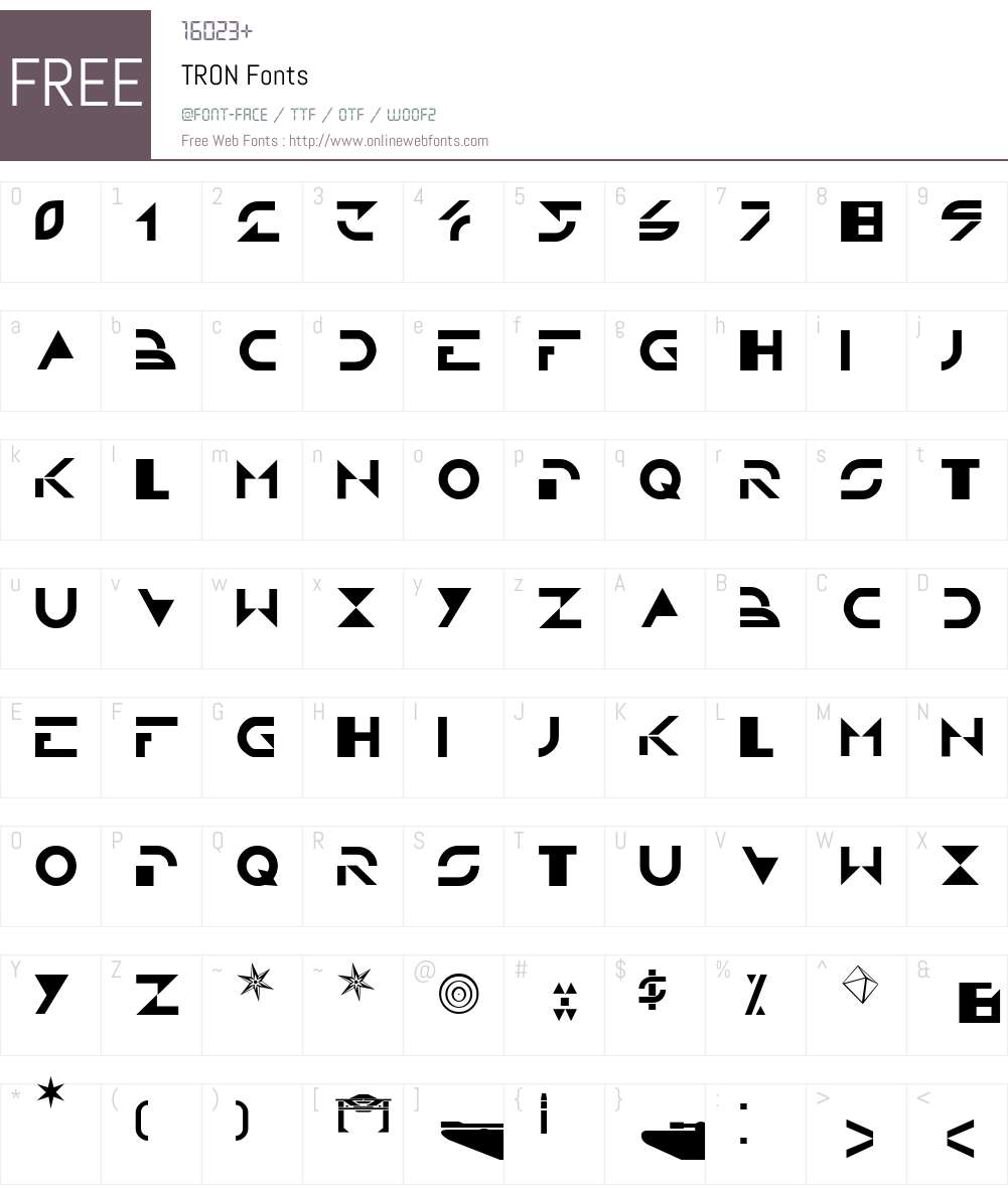 TRON V1 1.0 Fonts Free Download - OnlineWebFonts.COM