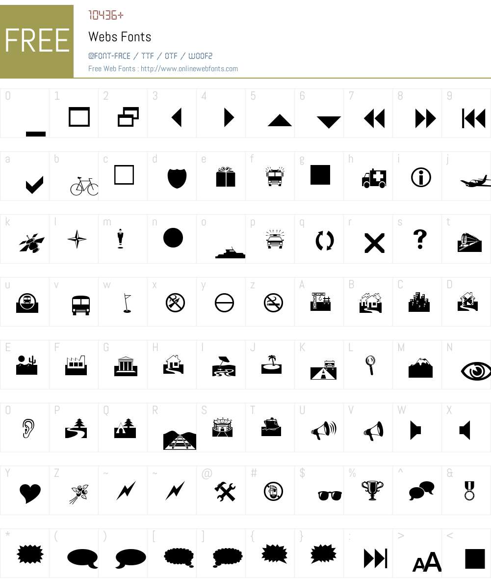 Webs 1.03 Fonts Free Download - OnlineWebFonts.COM