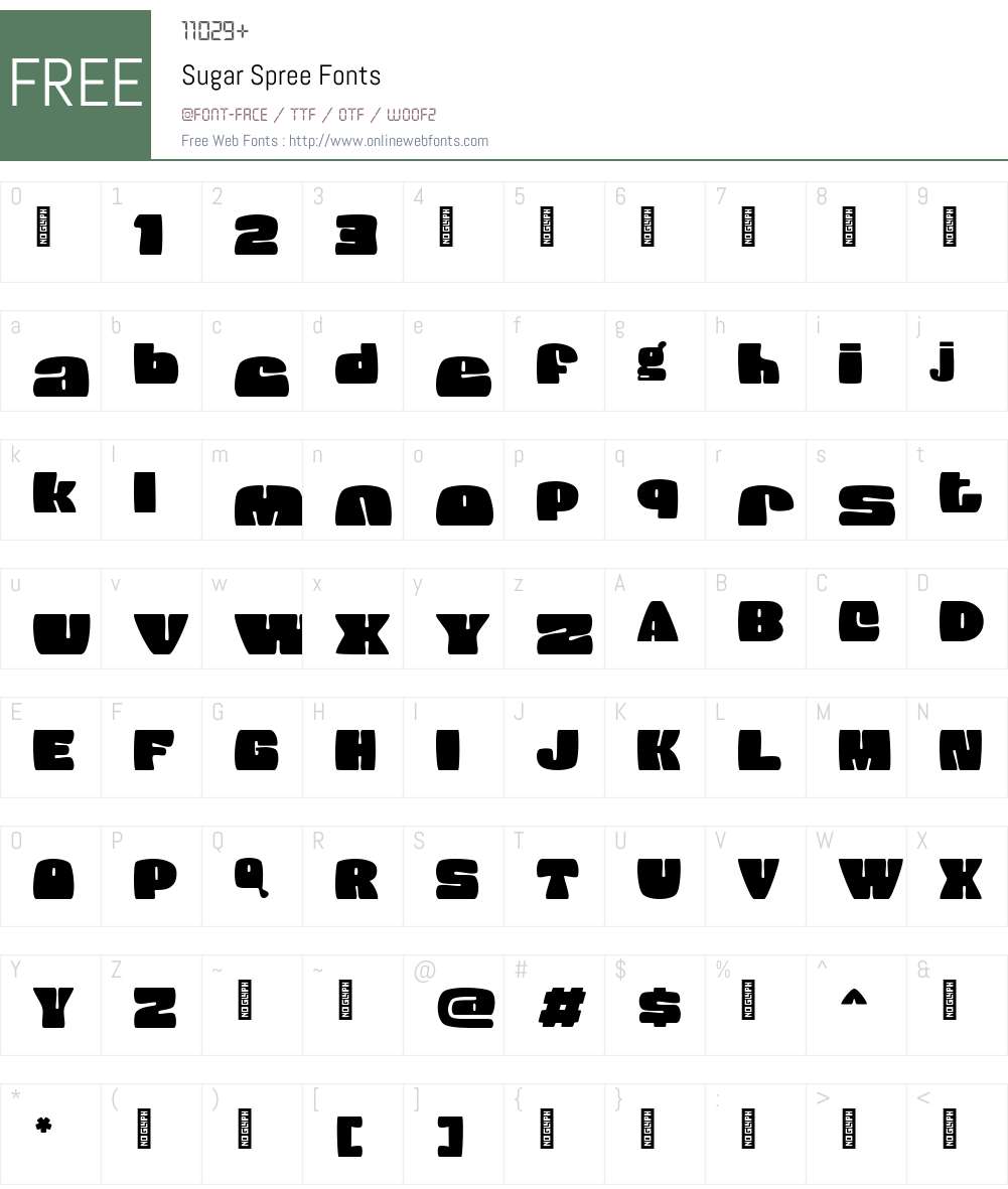 Sugar Spree - Personal Use 1.000 Fonts Free Download - OnlineWebFonts.COM