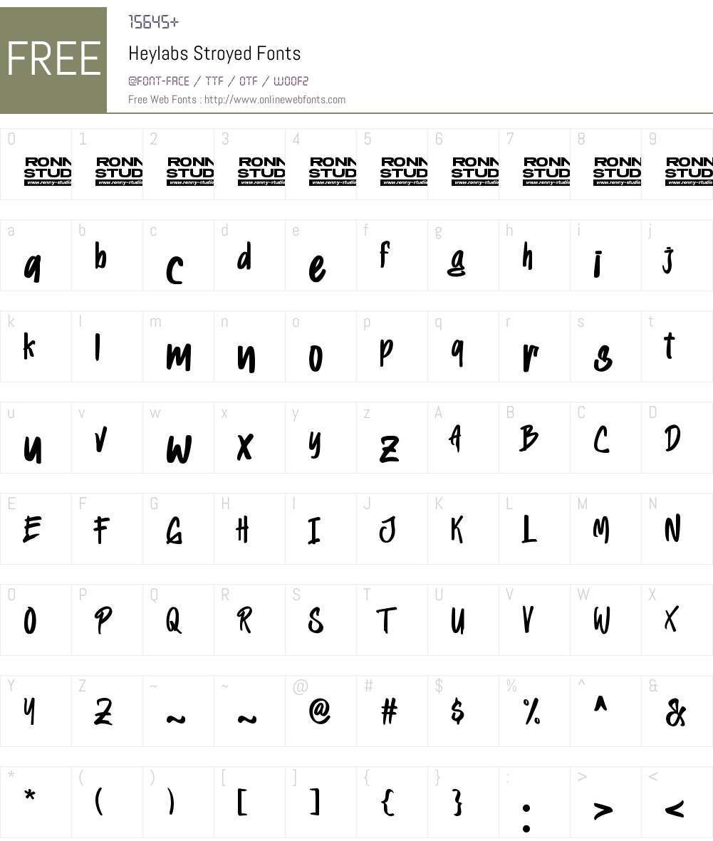 Heylabs Stroyed 1.002;Fontself Maker 3.5.8 Fonts Free Download ...