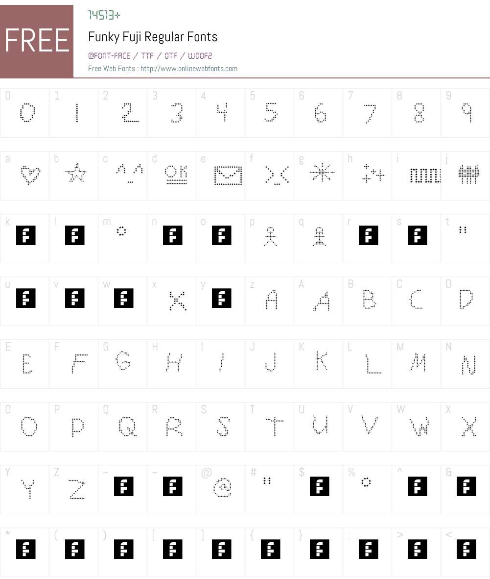 Funky Fuji Regular 1.0 Fonts Free Download - OnlineWebFonts.COM