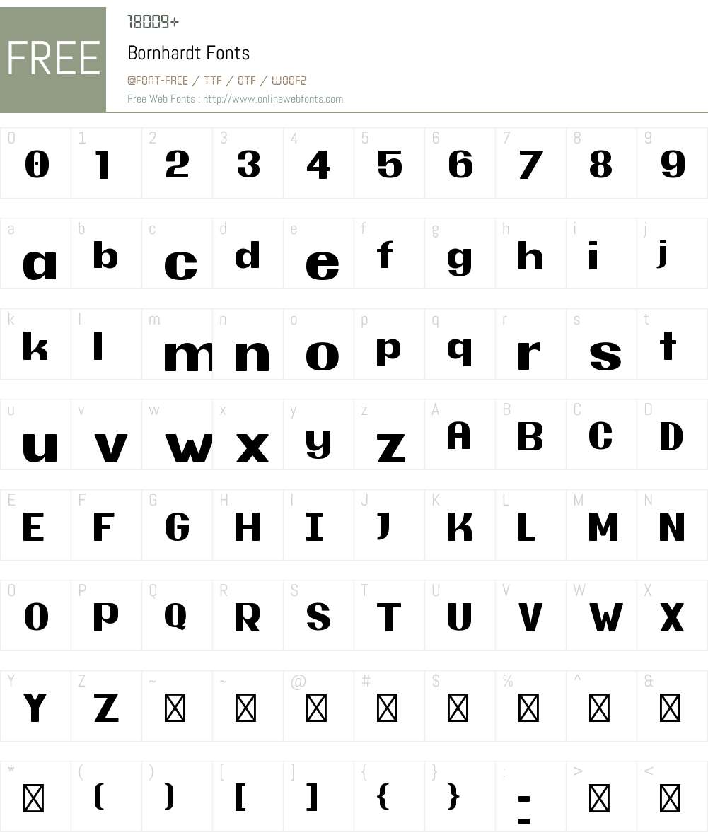 Bornhardt 1.014;PS 001.014;hotconv 1.0.70;makeotf.lib2.5.58329 Fonts ...