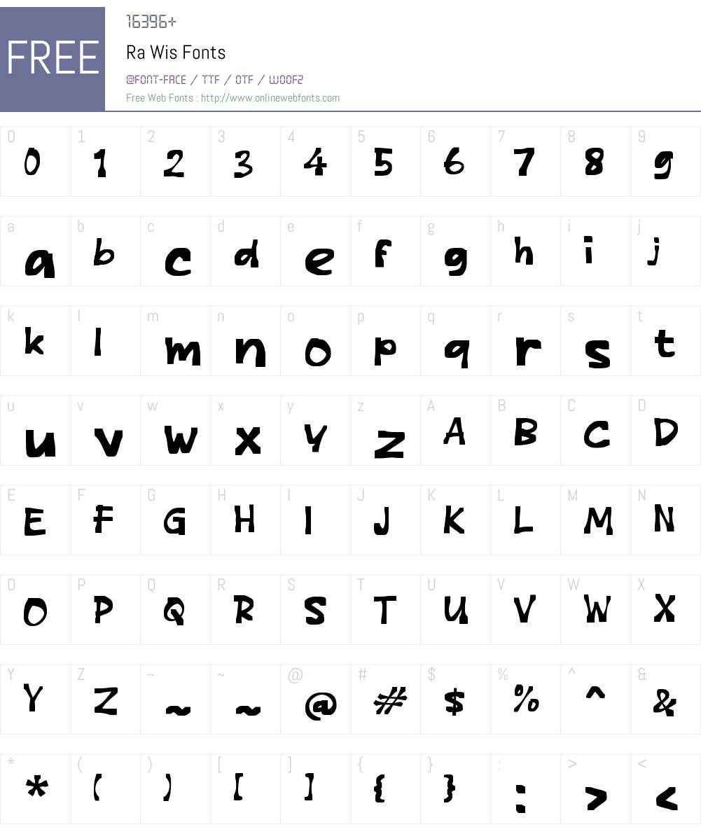 Ra Wis 001.000 Fonts Free Download - OnlineWebFonts.COM