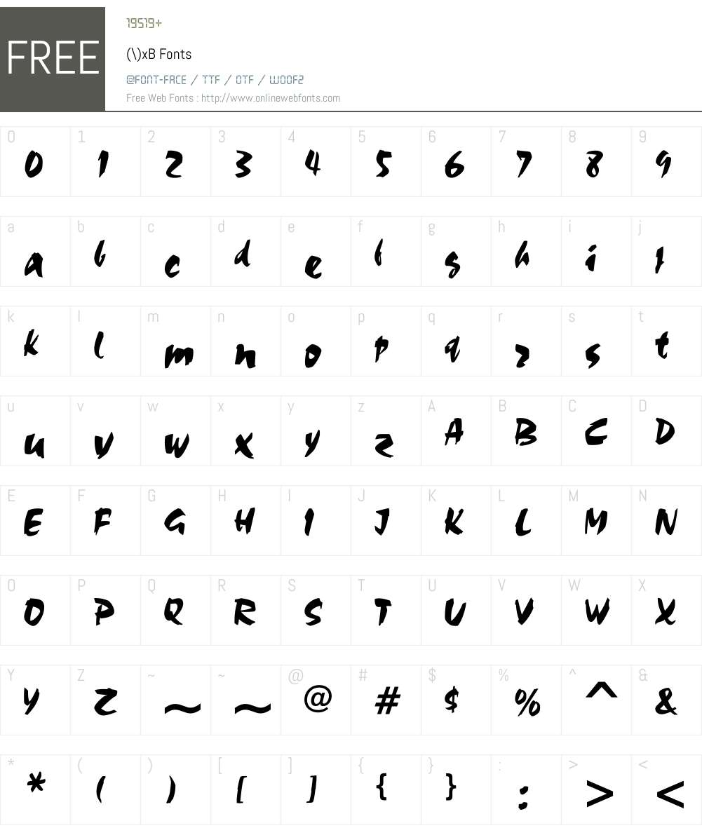 ()xB HAN Font Conversion Ver 1.0 by Han-Media Fonts Free Download ...