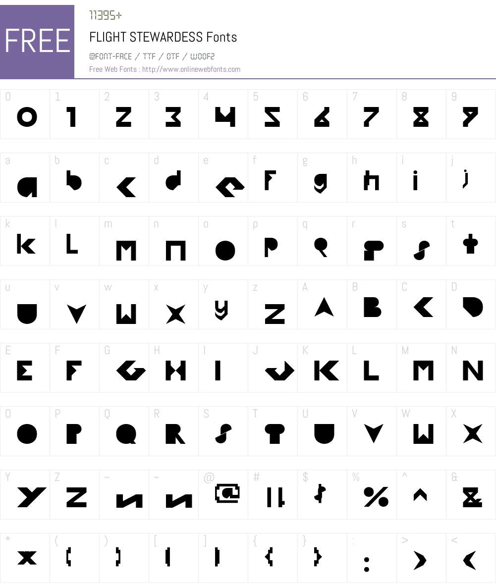 FLIGHT STEWARDESS 1.00;June 26, 2018;FontCreator 11.5.0.2427 64-bit ...