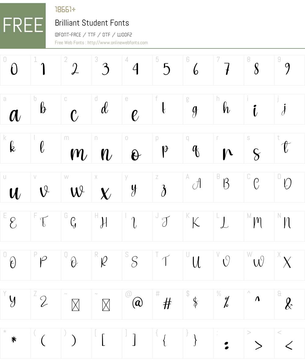 Brilliant Student 1.002;Fontself Maker 3.5.8 Fonts Free Download ...