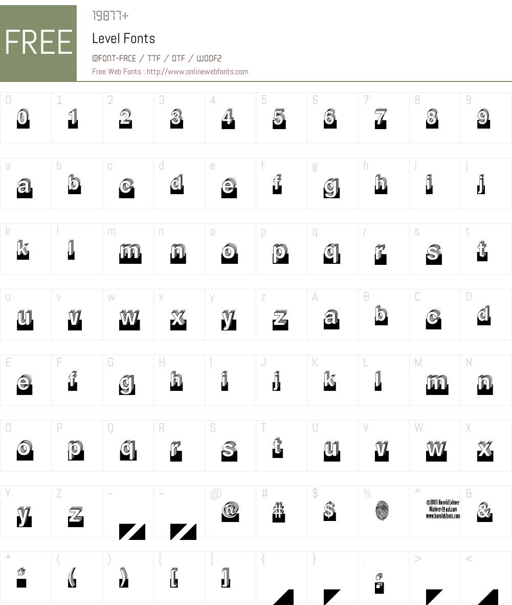 Level V1 Macromedia Fontographer 4.1.3 3/1/03 Fonts Free Download ...