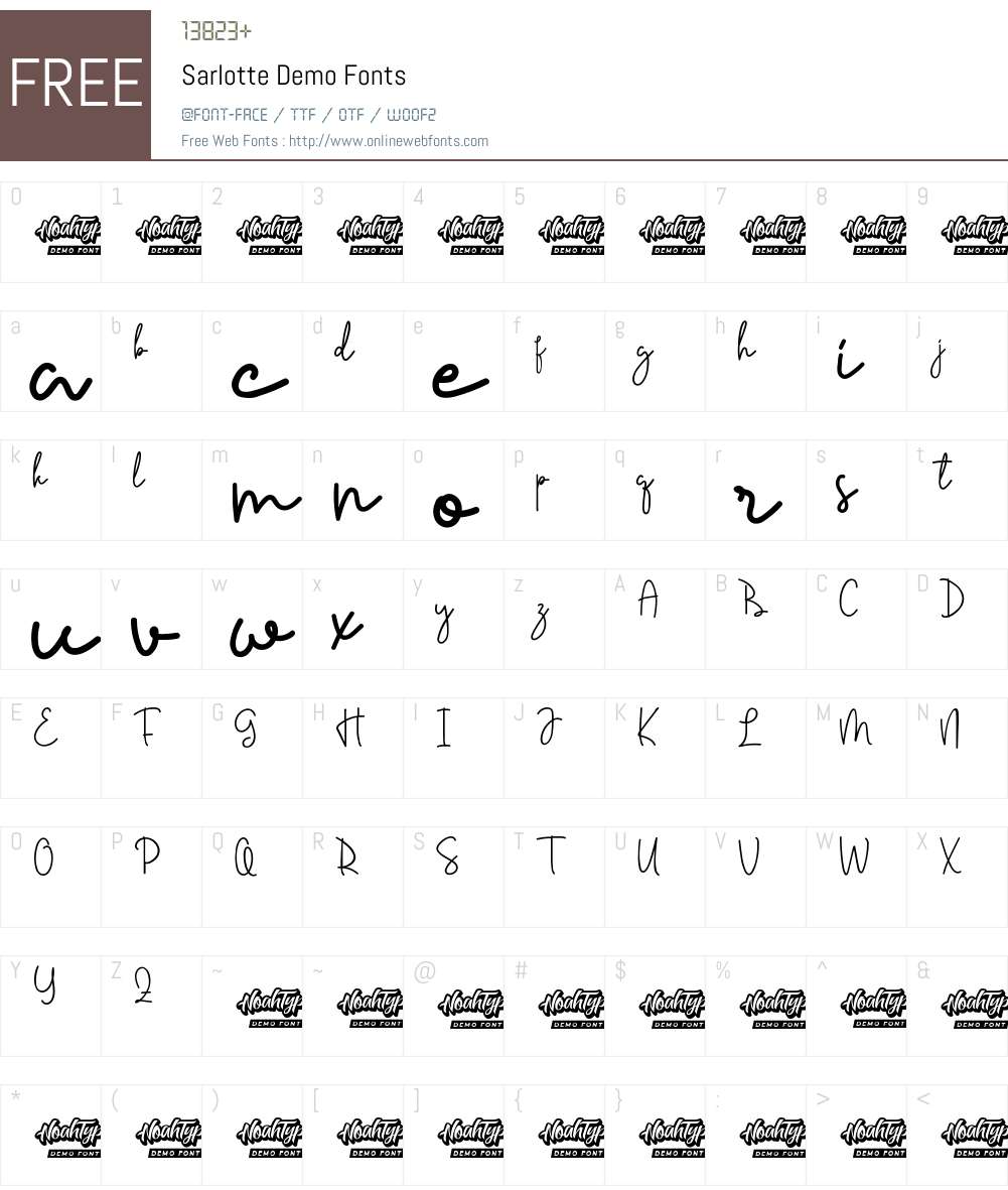Sarlotte Demo 1.001;Fontself Maker 3.5.7 Fonts Free Download ...