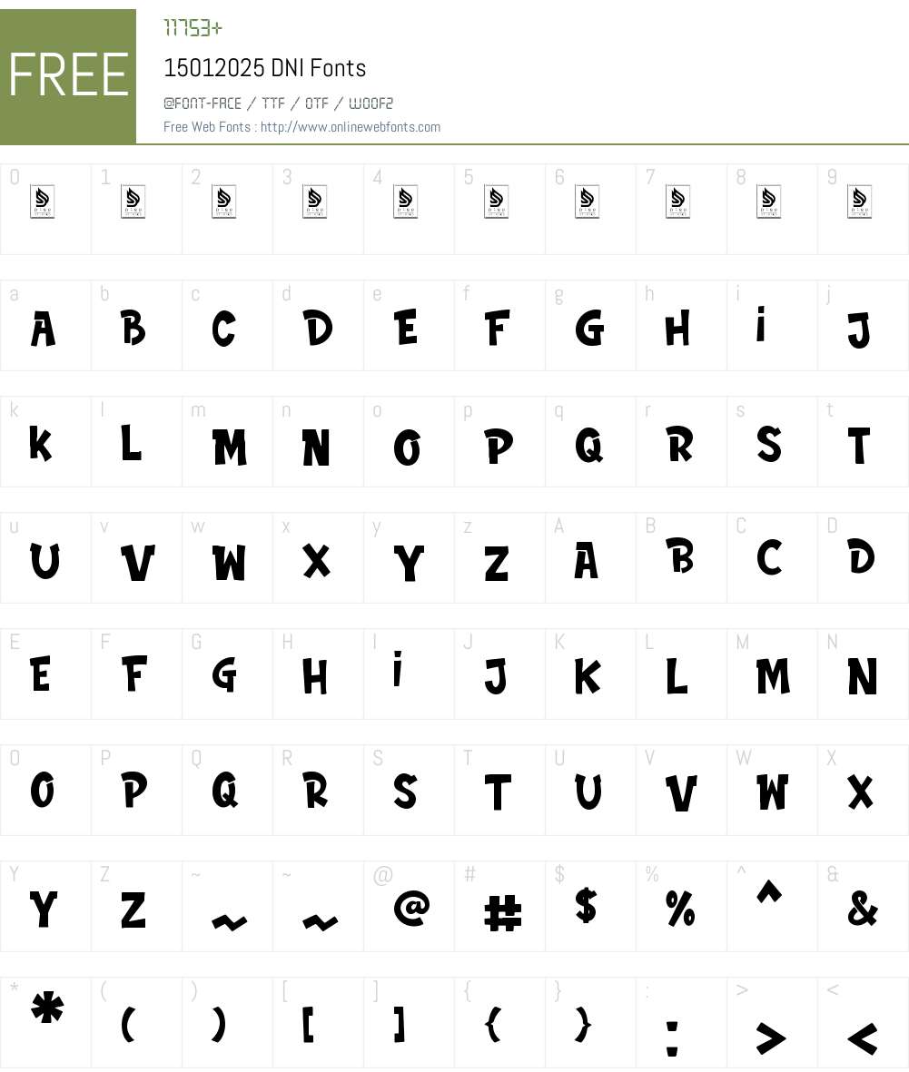 15012025 DNI 1.00;January 28, 2025;FontCreator 13.0.0.2680 64-bit Fonts ...