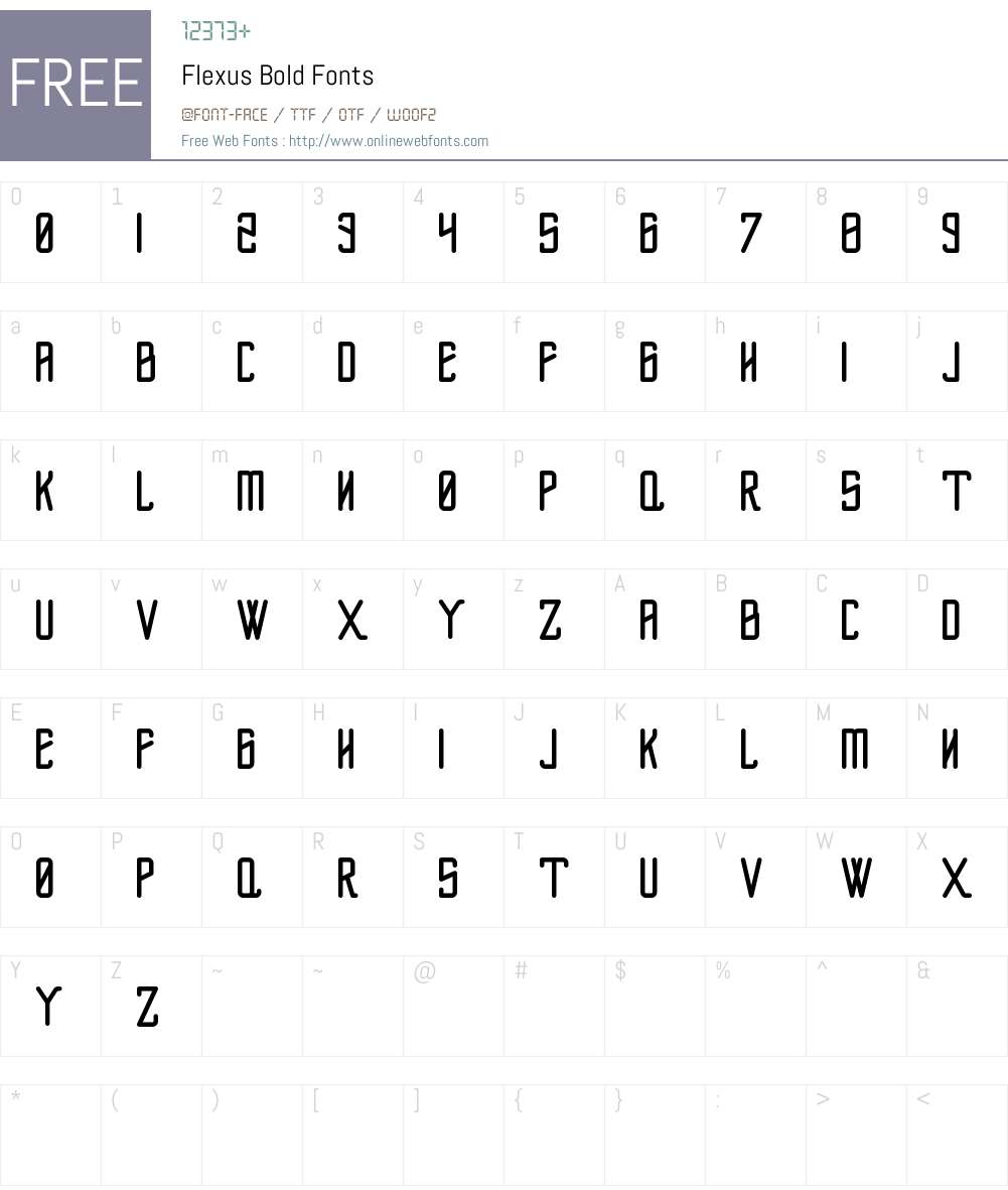 Flexus Bold 1.004;Fontself Maker 2.1.2 Fonts Free Download ...