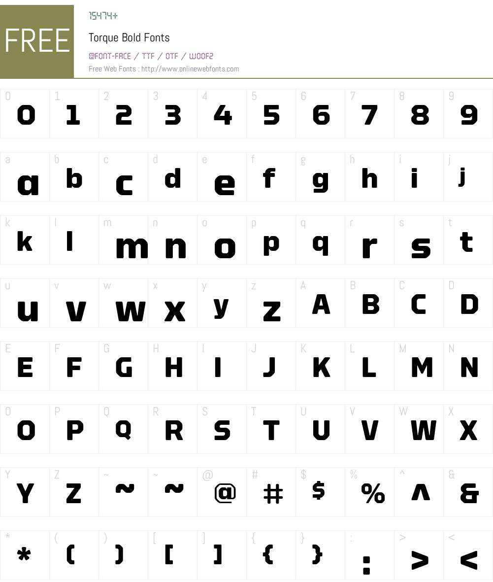 Torque Bold 002.000 2013 Fonts Free Download - OnlineWebFonts.COM