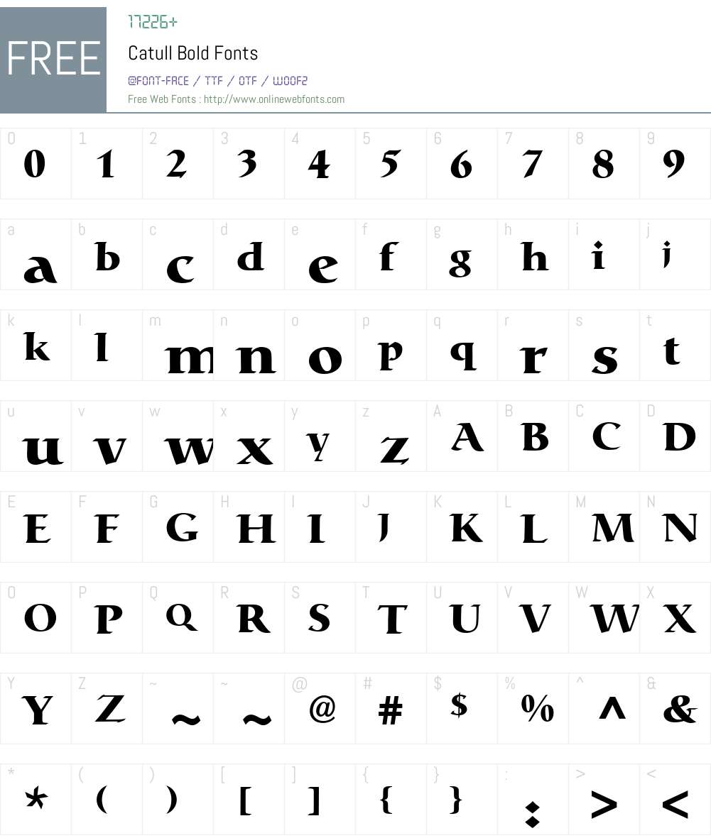 Catull Bold Converter: Windows Type 1 Installer V1.0d.Font: V1.0 Fonts ...