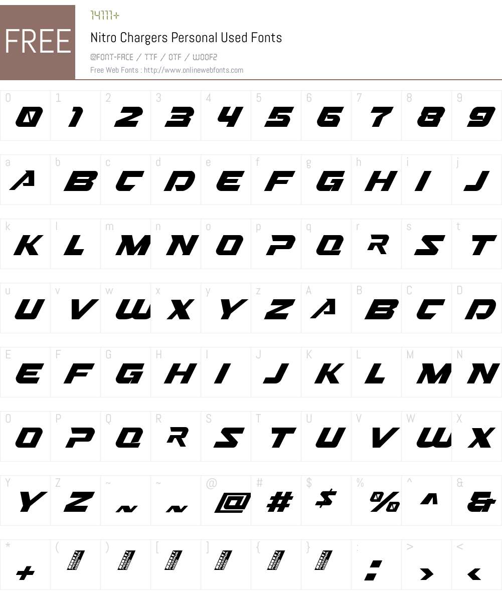 Nitro Chargers Personal Used 1.004;Fontself Maker 3.5.8 Fonts Free ...