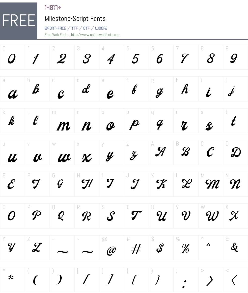 Milestone-Script 1.006;PS 001.006;hotconv 1.0.88;makeotf.lib2.5.64775 ...