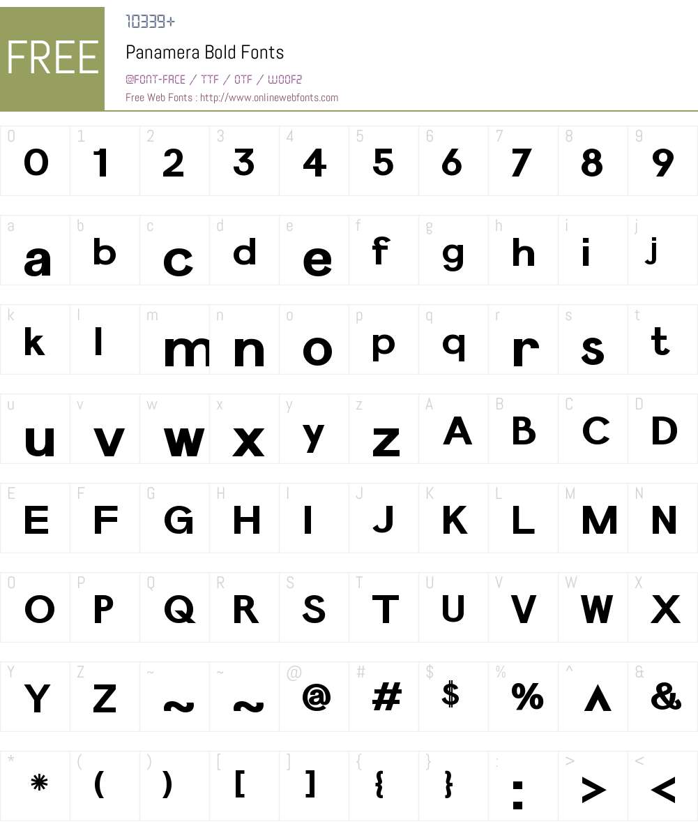 Panamera Bold 1.001;PS 001.001;hotconv 1.0.70;makeotf.lib2.5.58329 ...