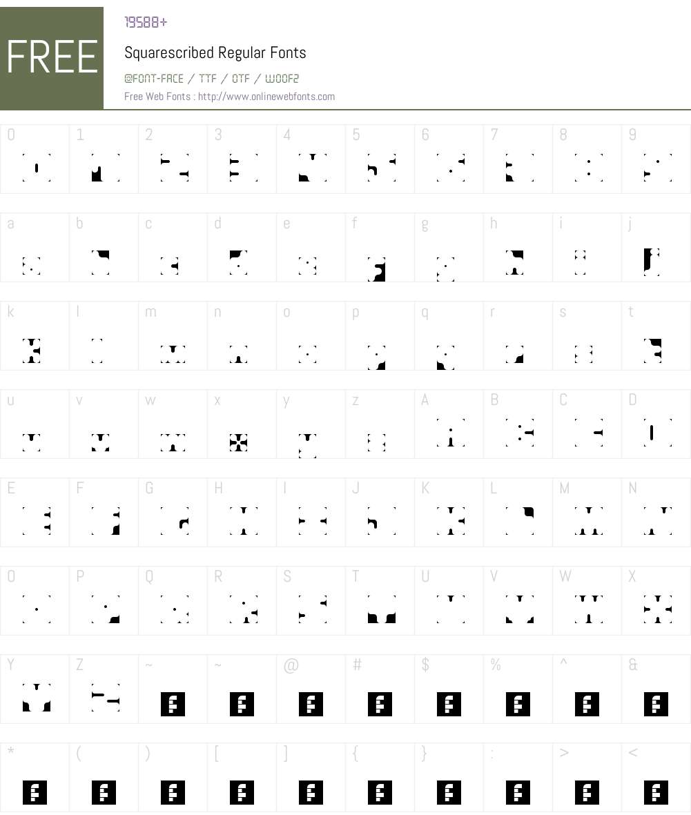 Squarescribed Regular 1.0 Fonts Free Download - OnlineWebFonts.COM