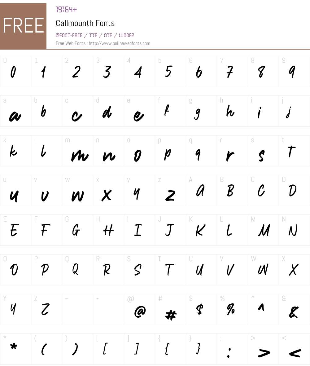 Callmounth 1.000;November 6, 2021;FontCreator 14.0.0.2794 64-bit Fonts Free Download ...