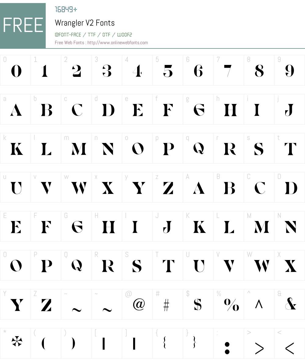Wrangler V2 1.003;Fontself Maker 3.5.7 Fonts Free Download ...