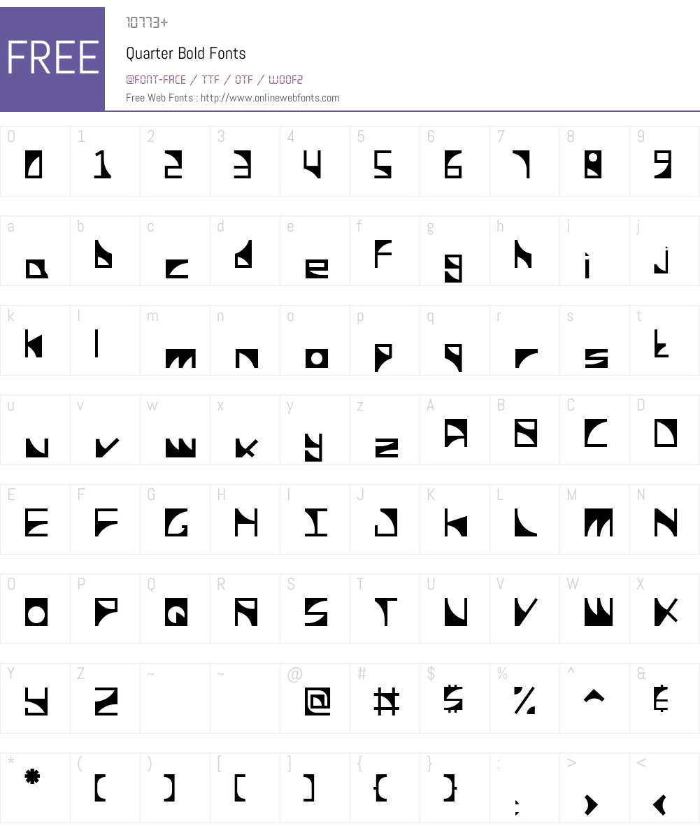 Quarter 1.000 Fonts Free Download - OnlineWebFonts.COM