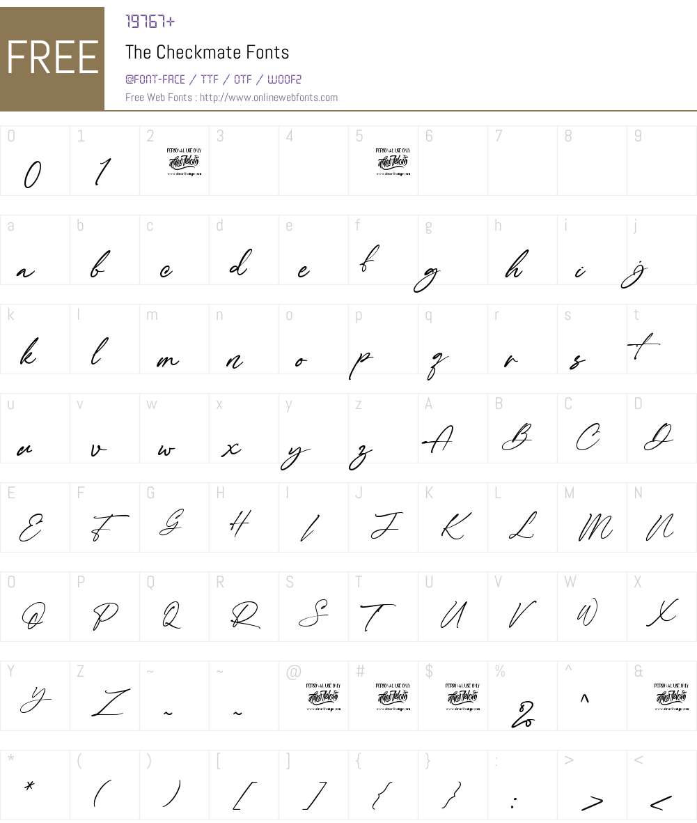 The Checkmate 1.00;April 9, 2021;FontCreator 13.0.0.2683 64-bit Fonts ...
