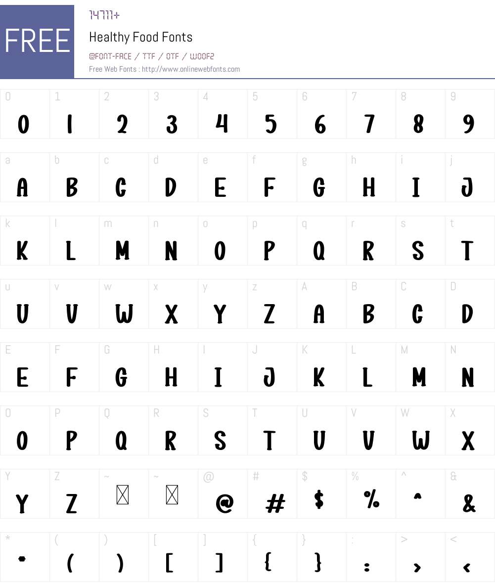 Healthy Food 1.002;Fontself Maker 3.5.8 Fonts Free Download ...