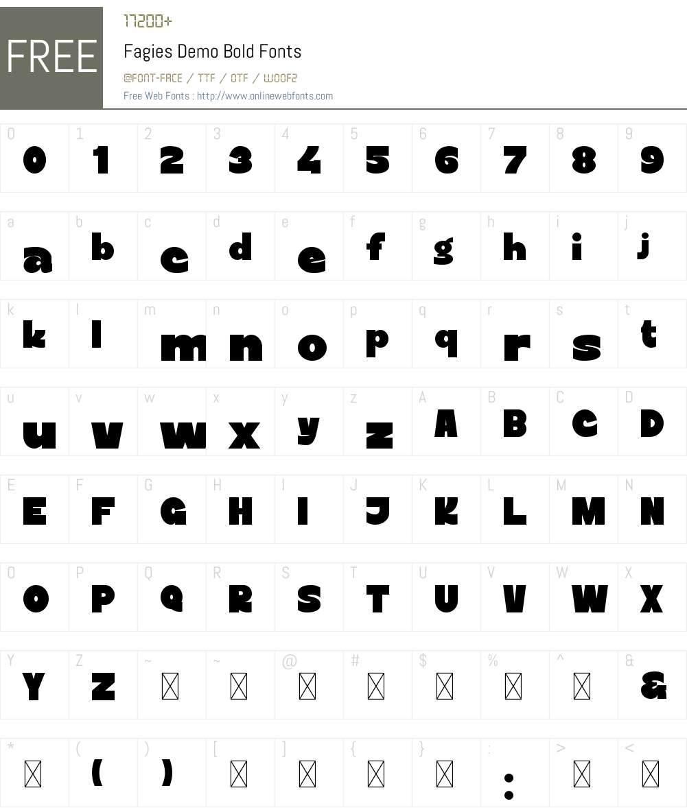 Fagies Demo 1.005;Fontself Maker 3.5.7 Fonts Free Download ...