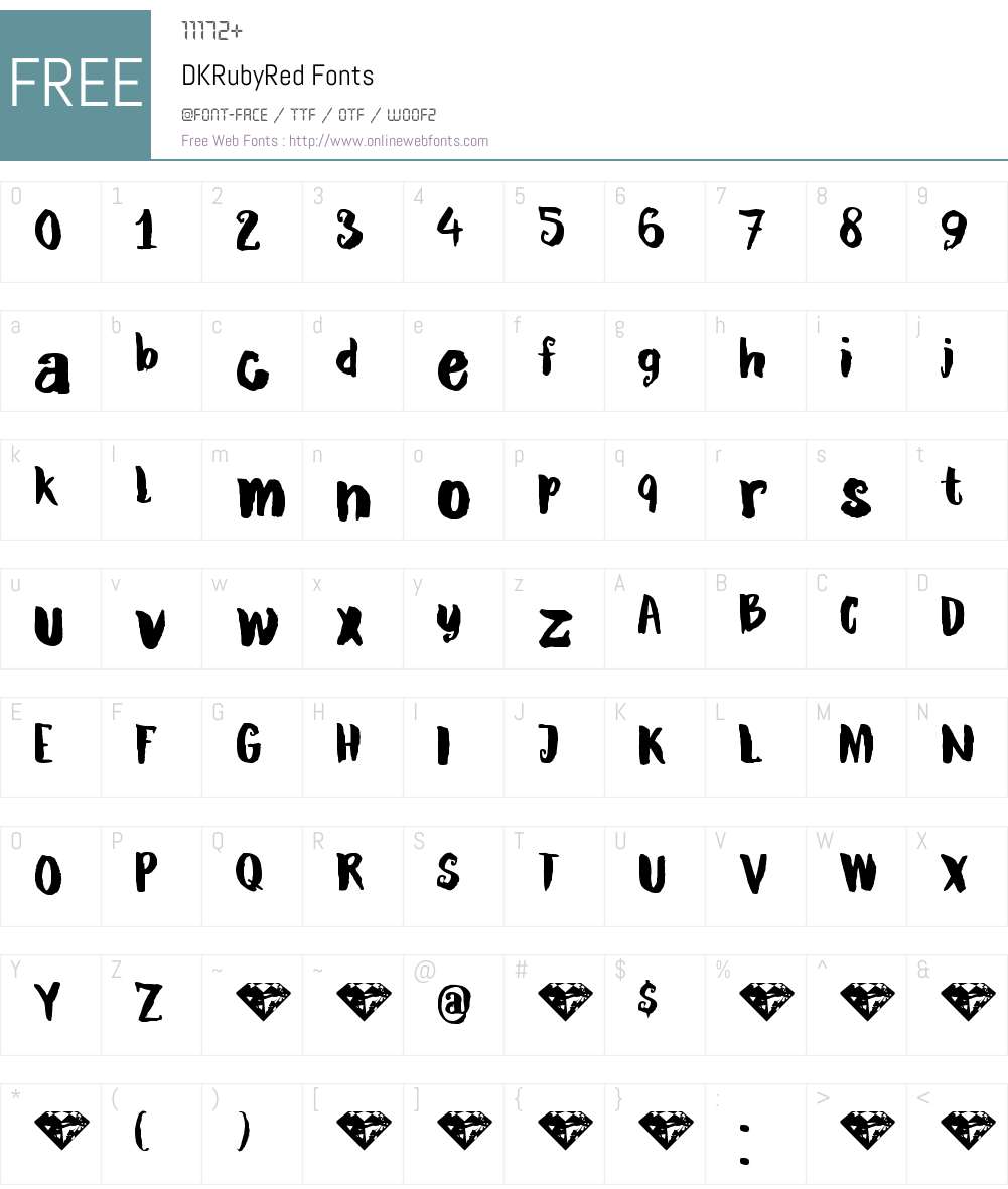 DK Ruby Red 1.000 Fonts Free Download - OnlineWebFonts.COM