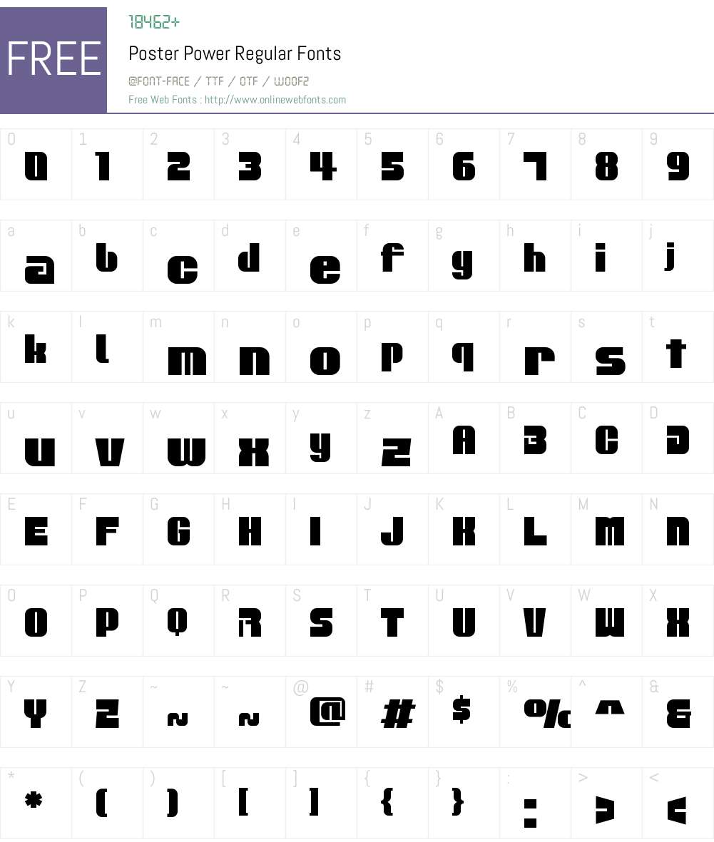 Poster Power Fonts Free Download - OnlineWebFonts.COM