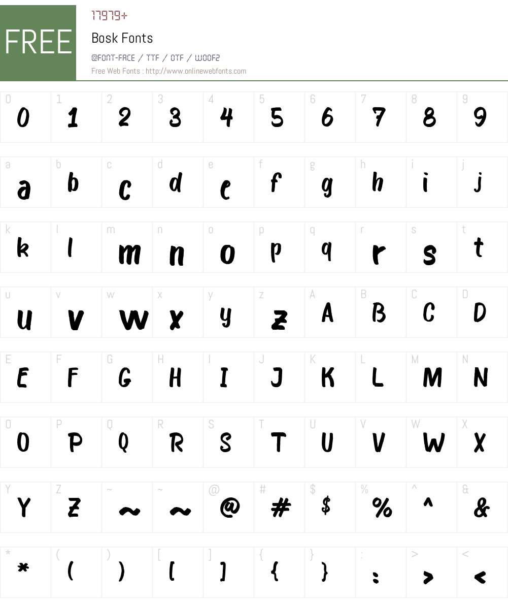 Bosk Fonts Free Download - OnlineWebFonts.COM