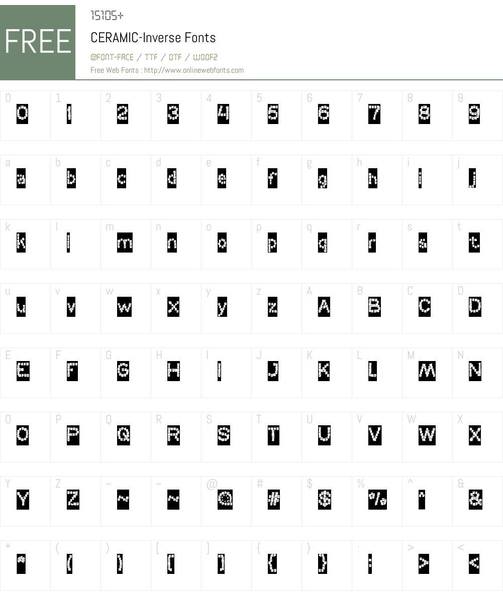 CERAMIC-Inverse 1.00;February 1, 2020;FontCreator 11.5.0.2430 64-bit ...