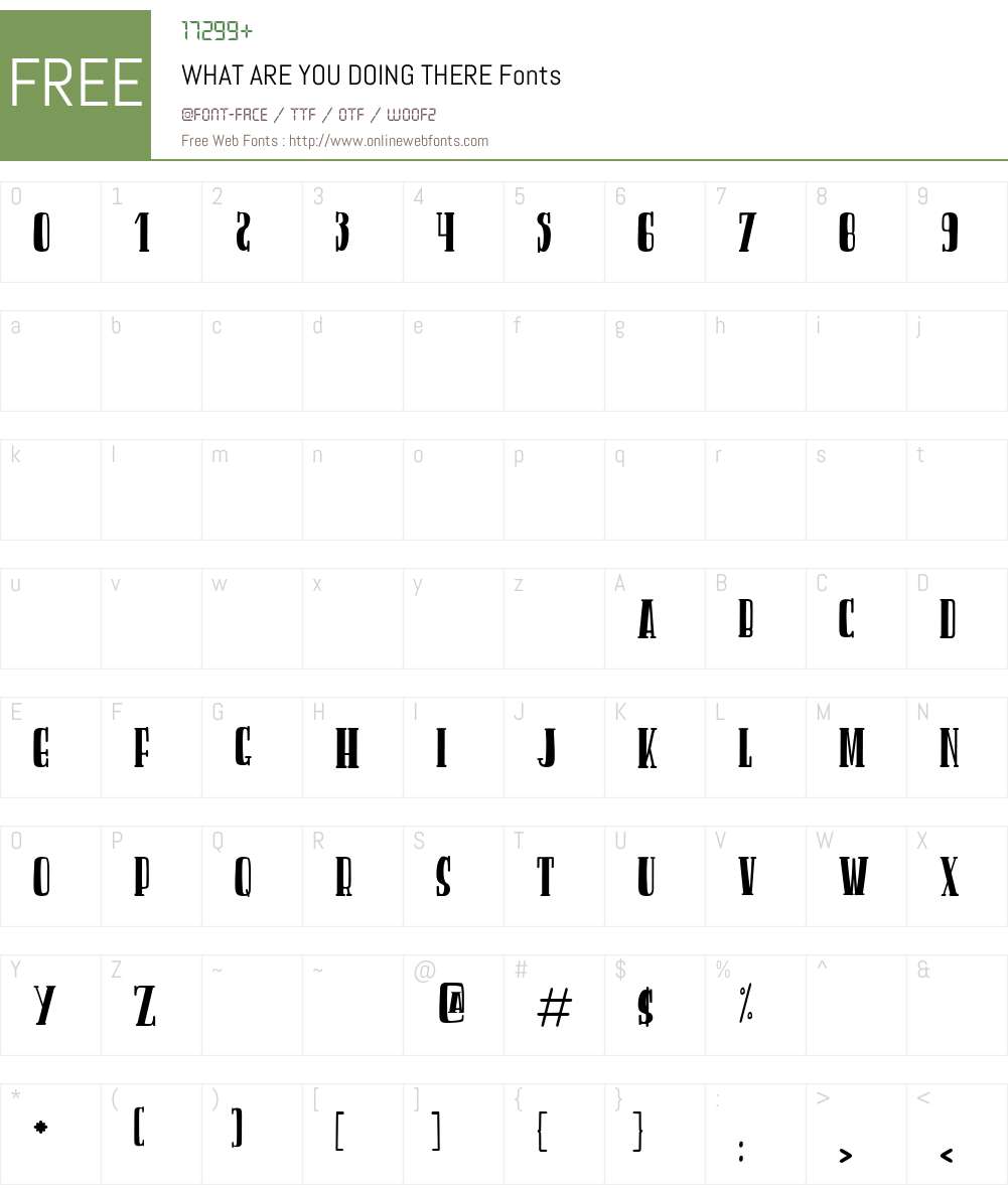 WHAT ARE YOU DOING THERE 1.000 Fonts Free Download - OnlineWebFonts.COM