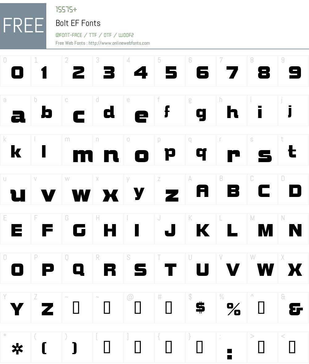 Bolt EF Macromedia Fontographer 4.1 09.06.2001 Fonts Free Download ...