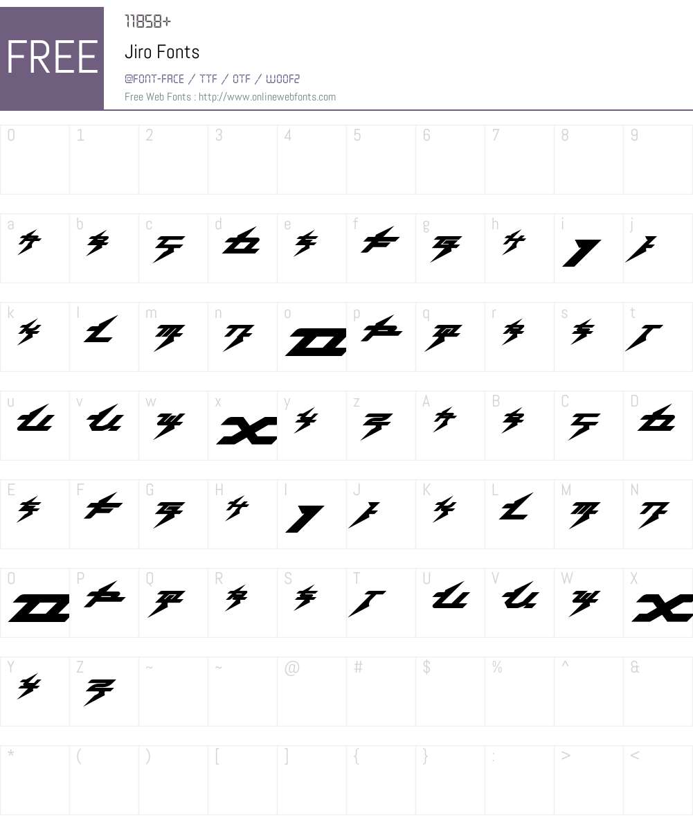 Jiro 1.000;November 30, 2022;FontCreator 14.0.0.2894 64-bit Fonts Free ...