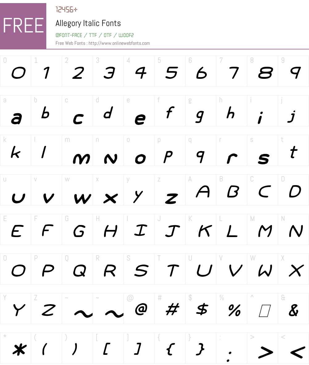 Allegory Italic 1.00;February 8, 2019;FontCreator 11.5.0.2430 64-bit ...