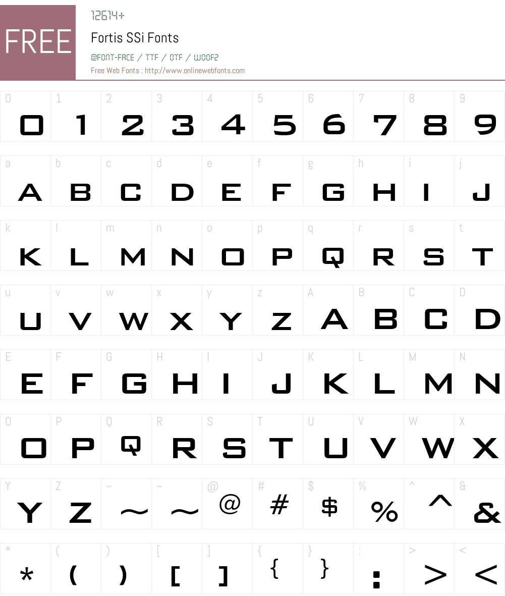 Fortis SSi 2.0-1.0 Fonts Free Download - OnlineWebFonts.COM