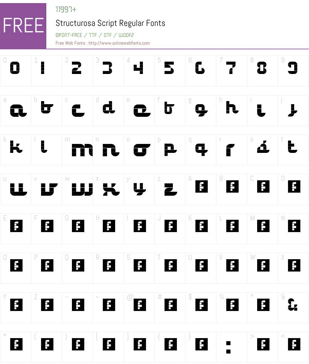 Structurosa Script 1.0 Fonts Free Download - OnlineWebFonts.COM