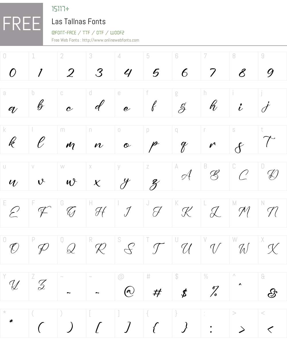 Las Tallnas 1.00;December 2, 2021;FontCreator 13.0.0.2680 64-bit Fonts Free Download ...