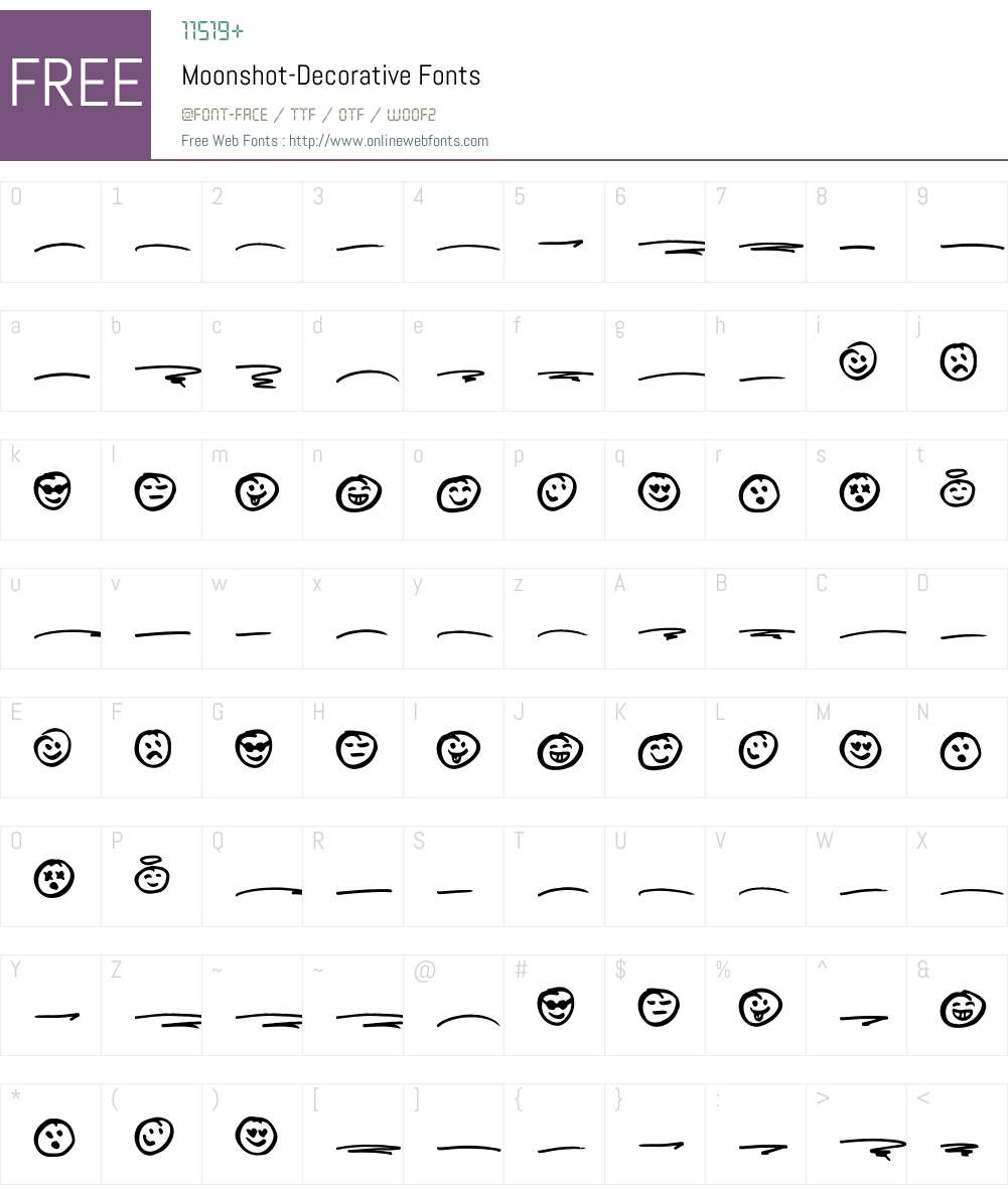 Moonshot-Decorative 001.100 Fonts Free Download - OnlineWebFonts.COM