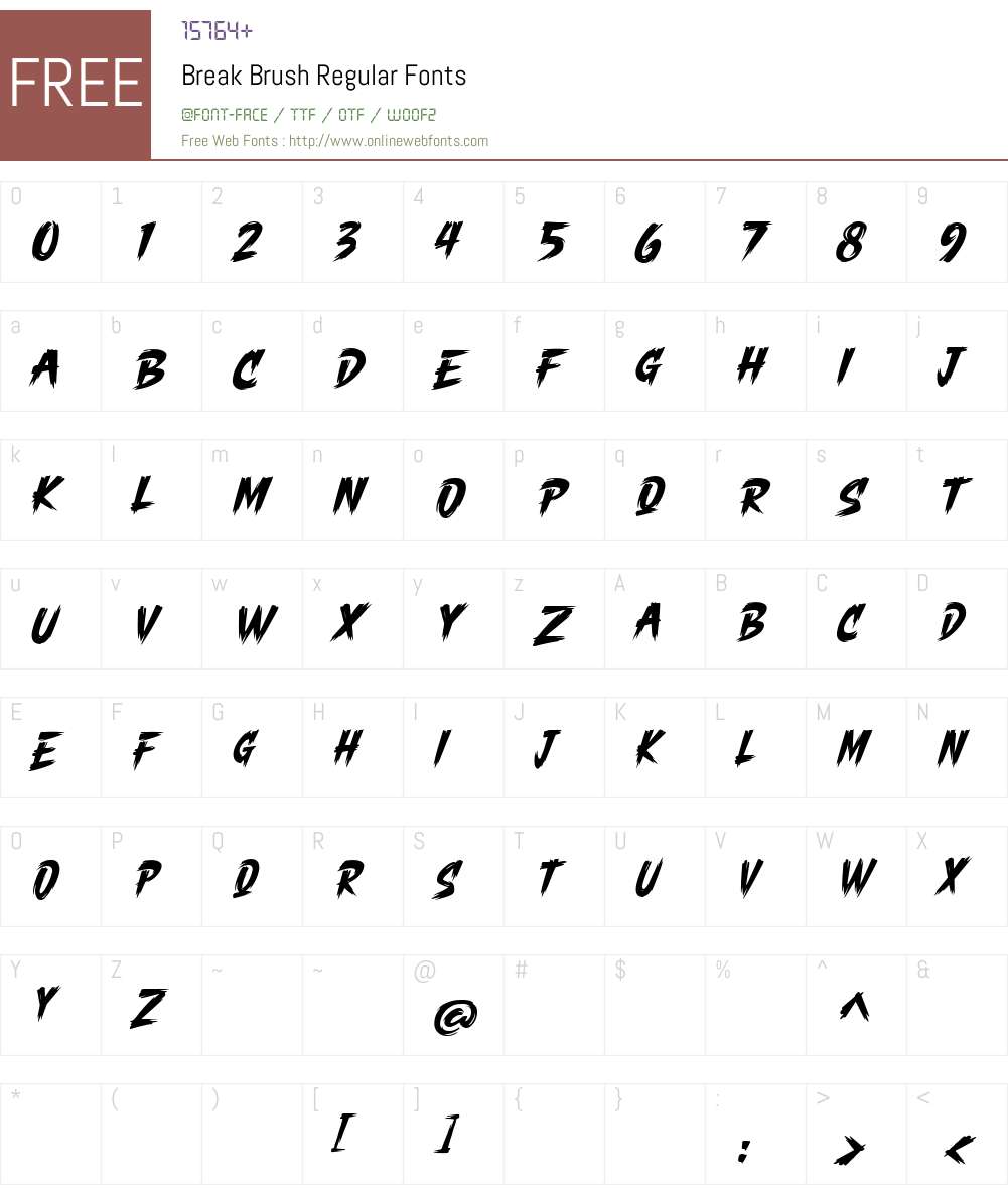 Break Brush 1.001;Fontself Maker 3.5.7 Fonts Free Download ...
