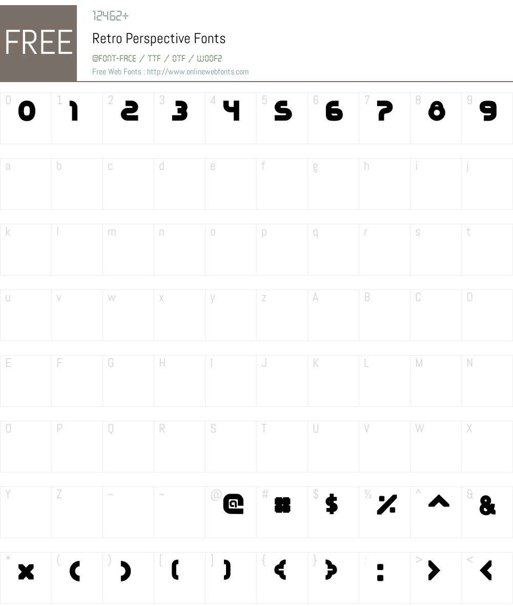 Retro Perspective Fonts Free Download - OnlineWebFonts.COM