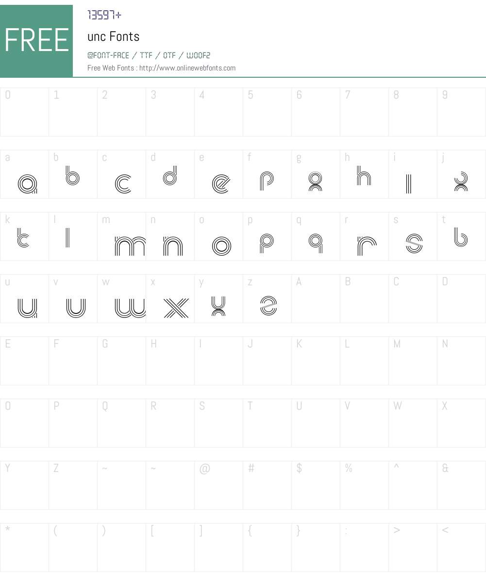 unc Fonts Free Download - OnlineWebFonts.COM