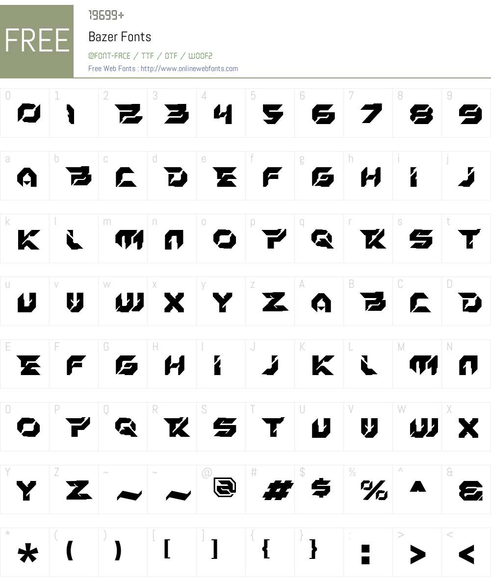 Bazer 1.003;Fontself Maker 3.5.1 Fonts Free Download - OnlineWebFonts.COM