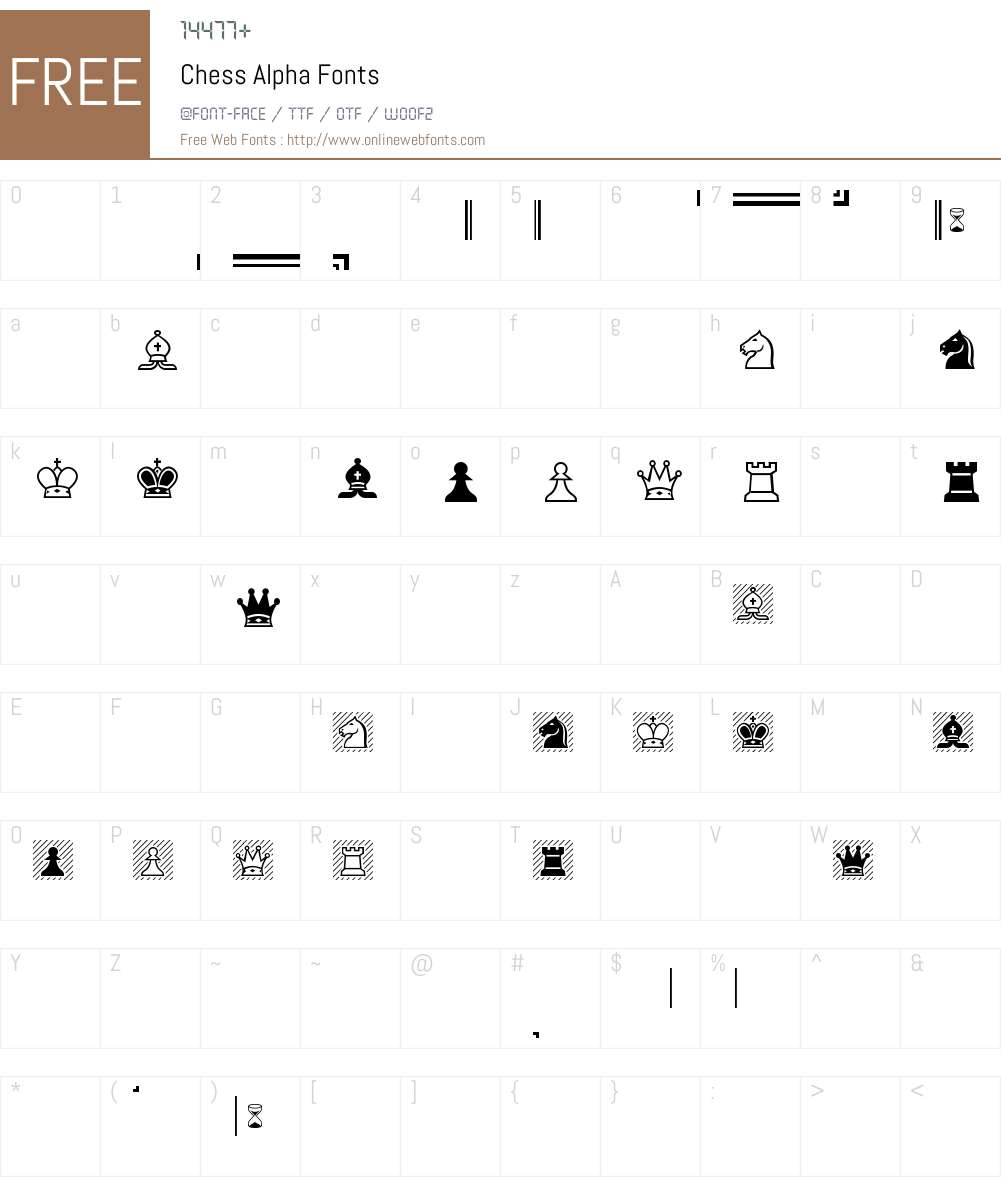 Chess Alpha Fonts Free Download - OnlineWebFonts.COM